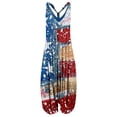 4Th of July Patriotic Womens Pants, Red White and Blue Casual Pants ...