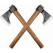 THRWCLUB 2 Pack Camping Axe Set, 16.5" Hand Axe with 1065 High Carbon ...
