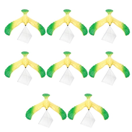 Balancing Birds Toy 8pcs Balance Eagle Toys Plastic Gravity Birds Toys ...