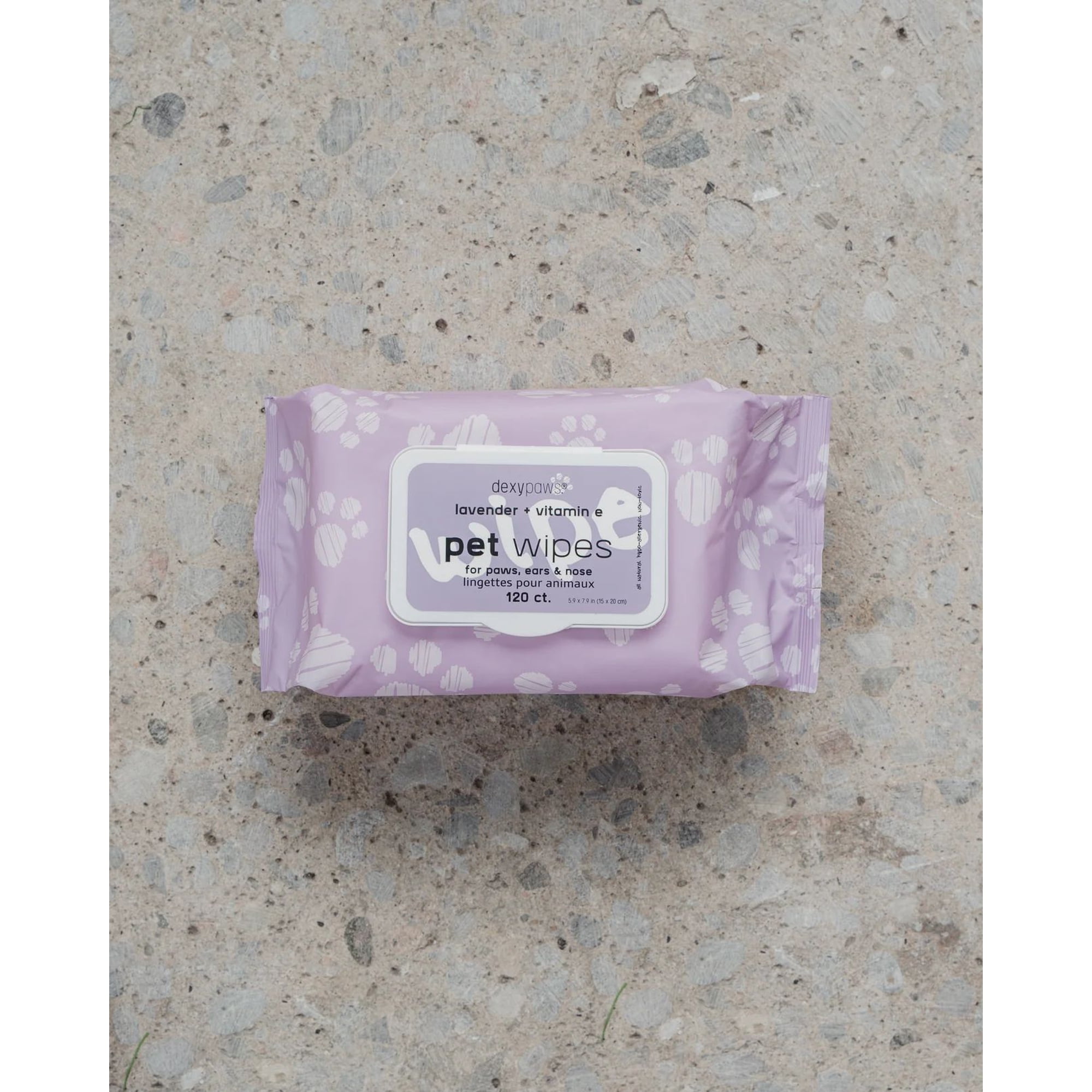 Click here for Dexypaws Grooming Wipes For Pets Pouch 120ct - Lav... prices