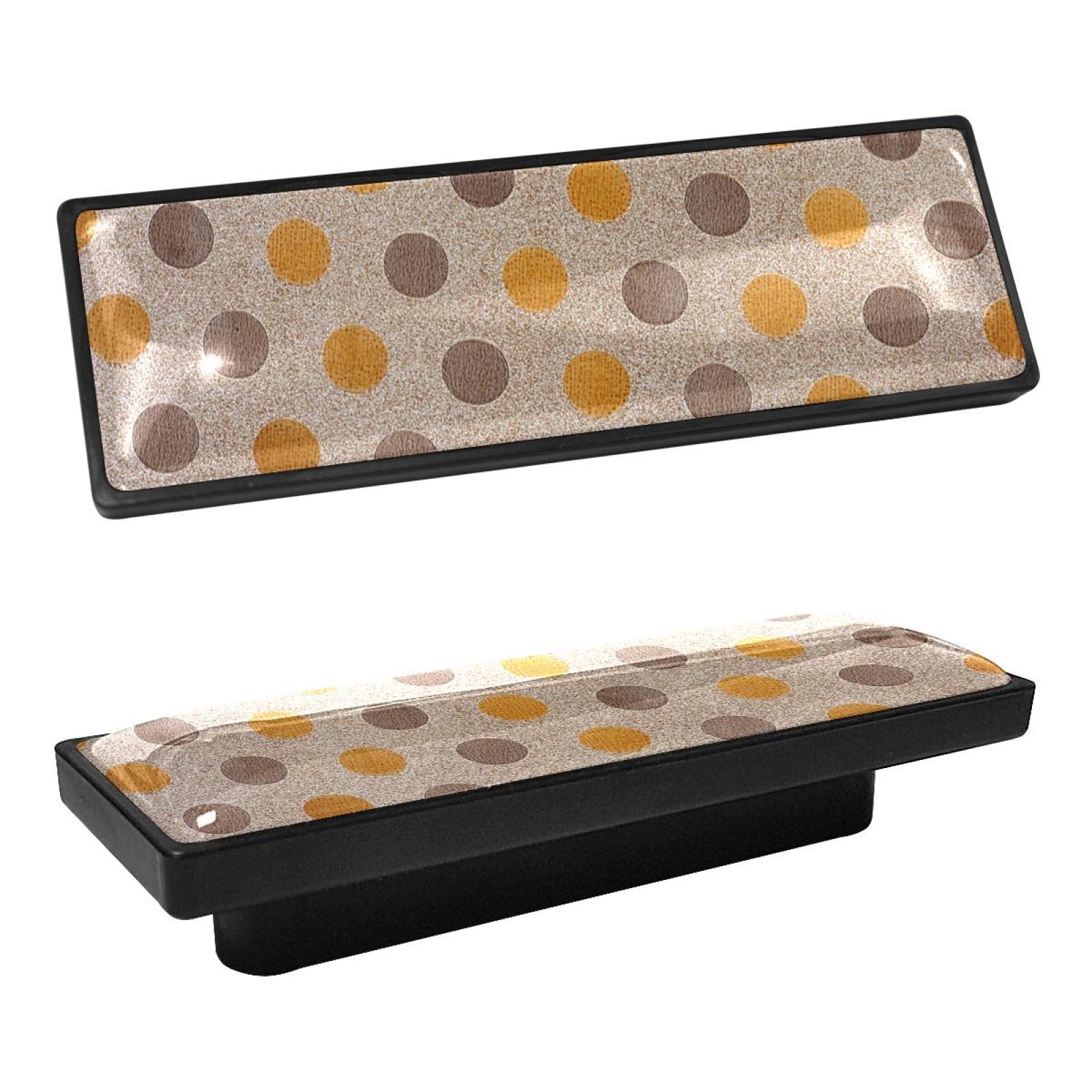 4 Pcs Rectangle Cabinet Handle Cupboard Knob Drawer Pulls Handle Polka ...