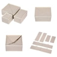 12 Pack Foldable Cloth Storage Box Closet Dresser Drawer Organizer ...