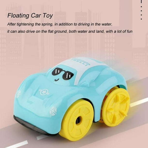 Lutabuo ABS Floating Wind Up Car Toy Durable Bath Clockwork Water Toys ...