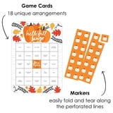Big Dot of Happiness Fall Pumpkin - Bingo Cards and Markers - Halloween ...