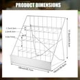 Book Display Rack 4-tiered Stand 18" Books Signing Wire Tabletop CD ...