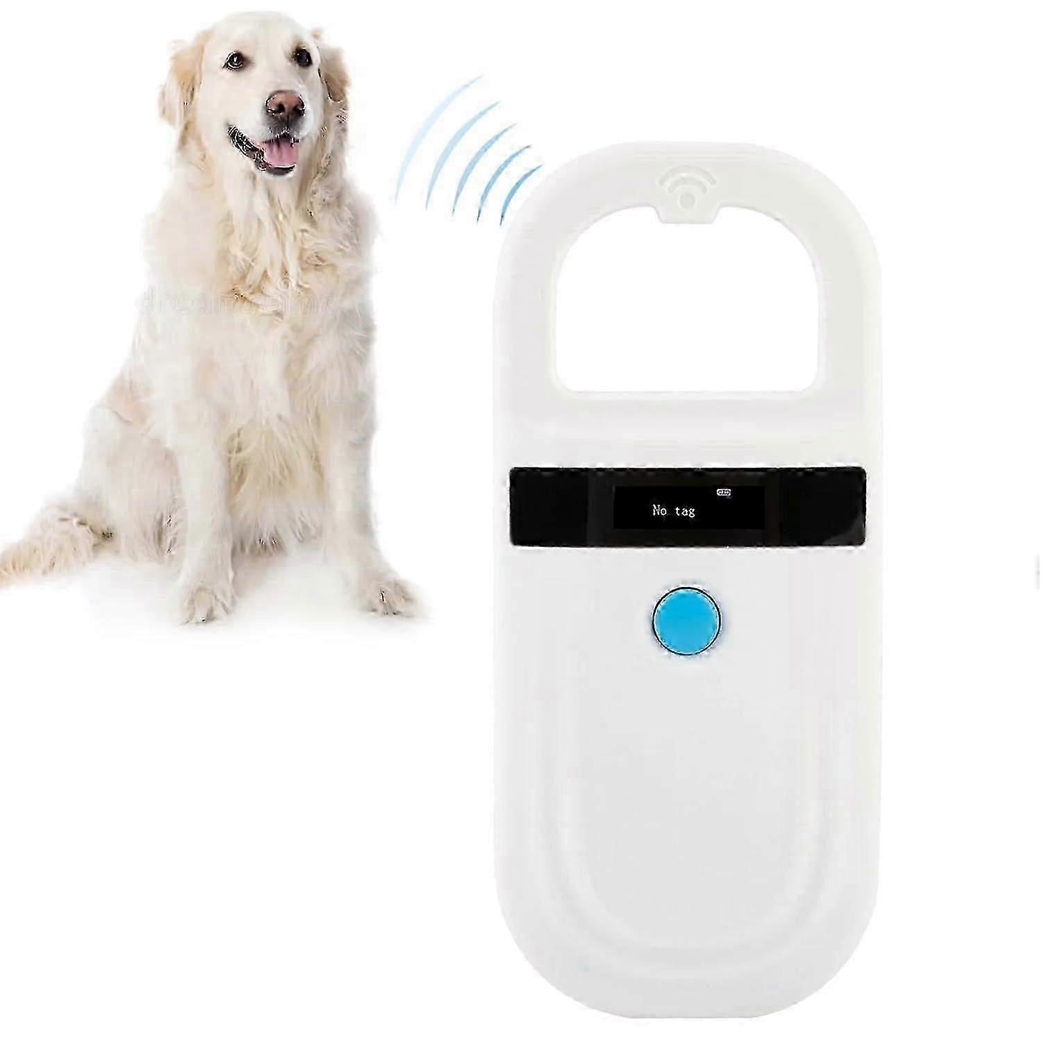 Microchip Reader, Rechargeable Pet Rfid Emid Micro Chip Reader Scanner ...
