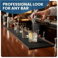 Bar Mats 18" x 12" - 2 Pack Heavy Duty Non-Slip Rubber Spill Mat for ...