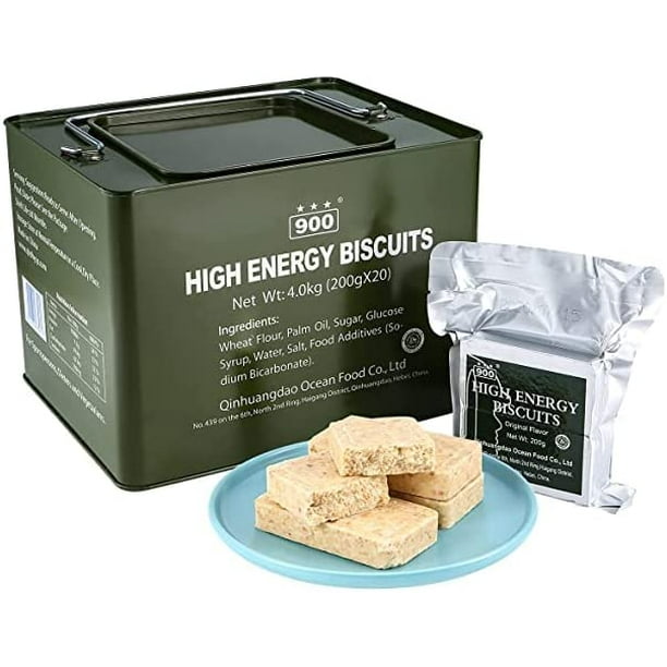 BDH 900 Emergency MRE 5-year Shelf-life Ration Biscuits 18400 Cal | MRE ...