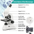 LAKWAR Microscope,40X-2000X Compound Microscopes for Adult Kids ...