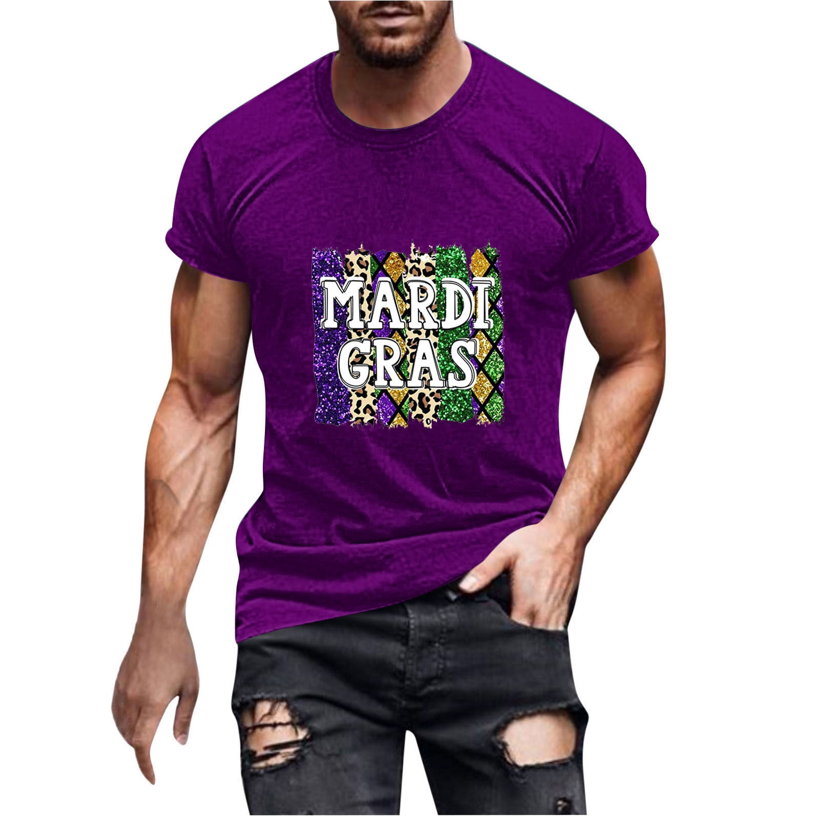 Click here for Maowaplg Shirts For Men Mens Summer Round Neck Car... prices