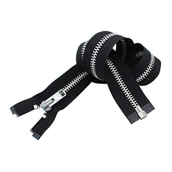 YKK #10 10 Inch to 36 Inch Aluminum Separating Jacket Zipper Extra ...