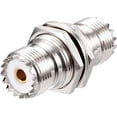 WWS-SO-239 Bulkhead Connector UHF Female Nut Bulkhead Panel Mount ...