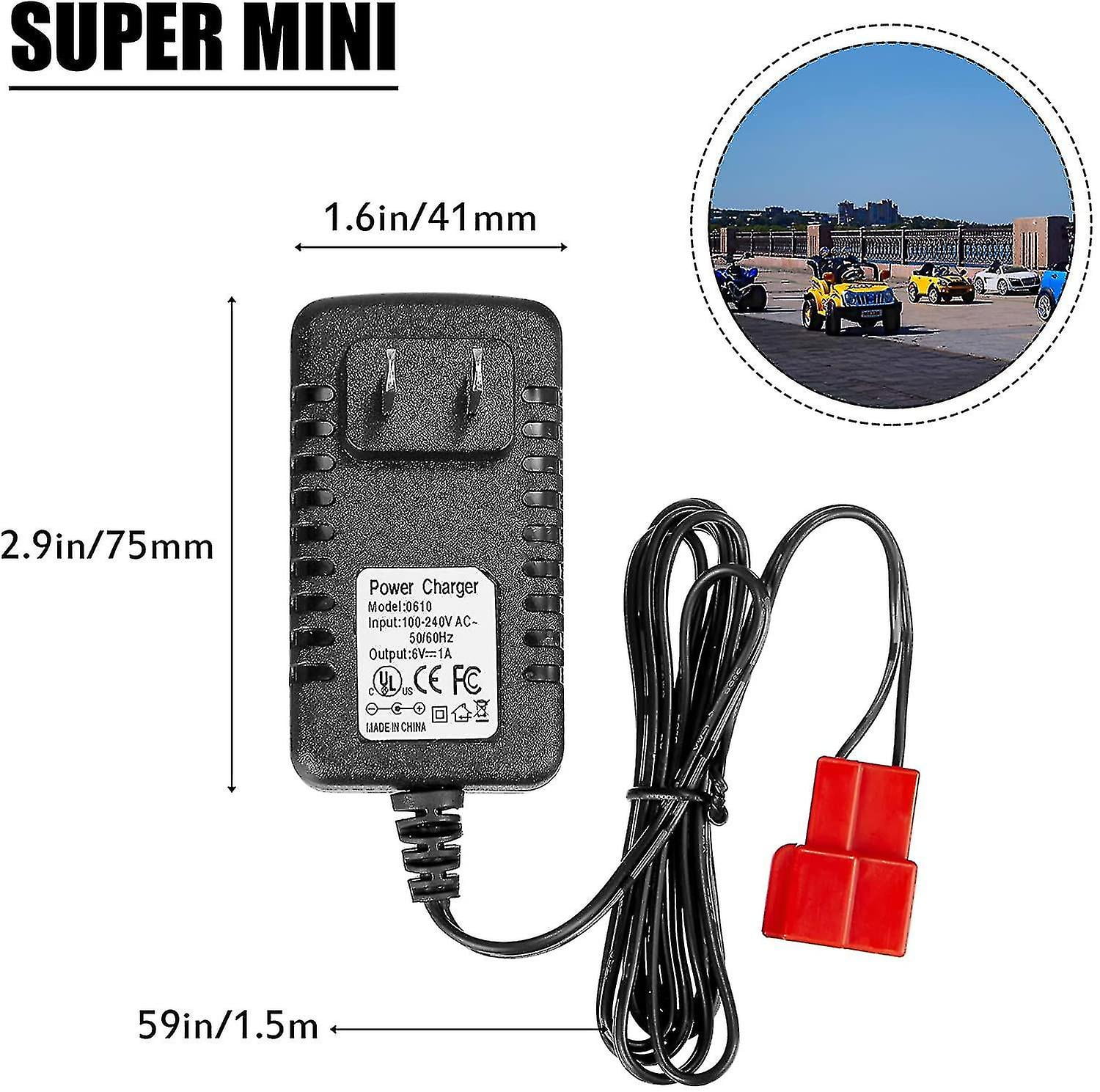 6v Charger For Kids Ride On Car, 6 Volt Battery Charger For Ride On ...