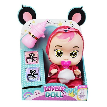 Animal Doll 6 Inch Crying Doll Rebirth Silicone Doll Blind Box 1 ...