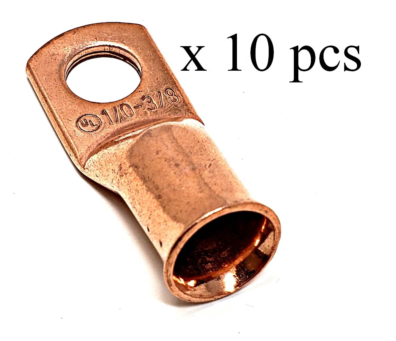 10 Pcs 1 0 Gauge X 3 8 Pure Copper Cable Lugs Walmart Walmart 10 Pcs 1 0 Gauge X 3 8 Pure Copper Cable Lugs Walmart Walmart