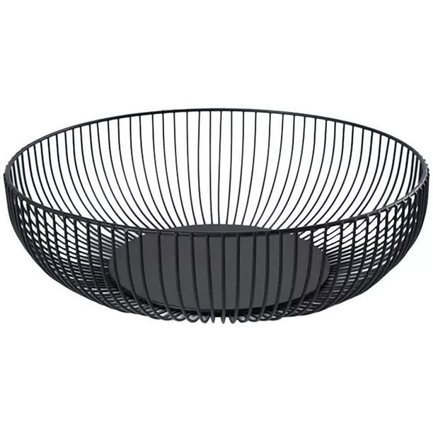 Metal Wire Countertop Fruit Bowl Basket Holder Stand for Kitchen ...