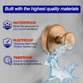 2 Pack Suction Cup Hooks for Shower, Removable Towel and Robe Hooks for ...