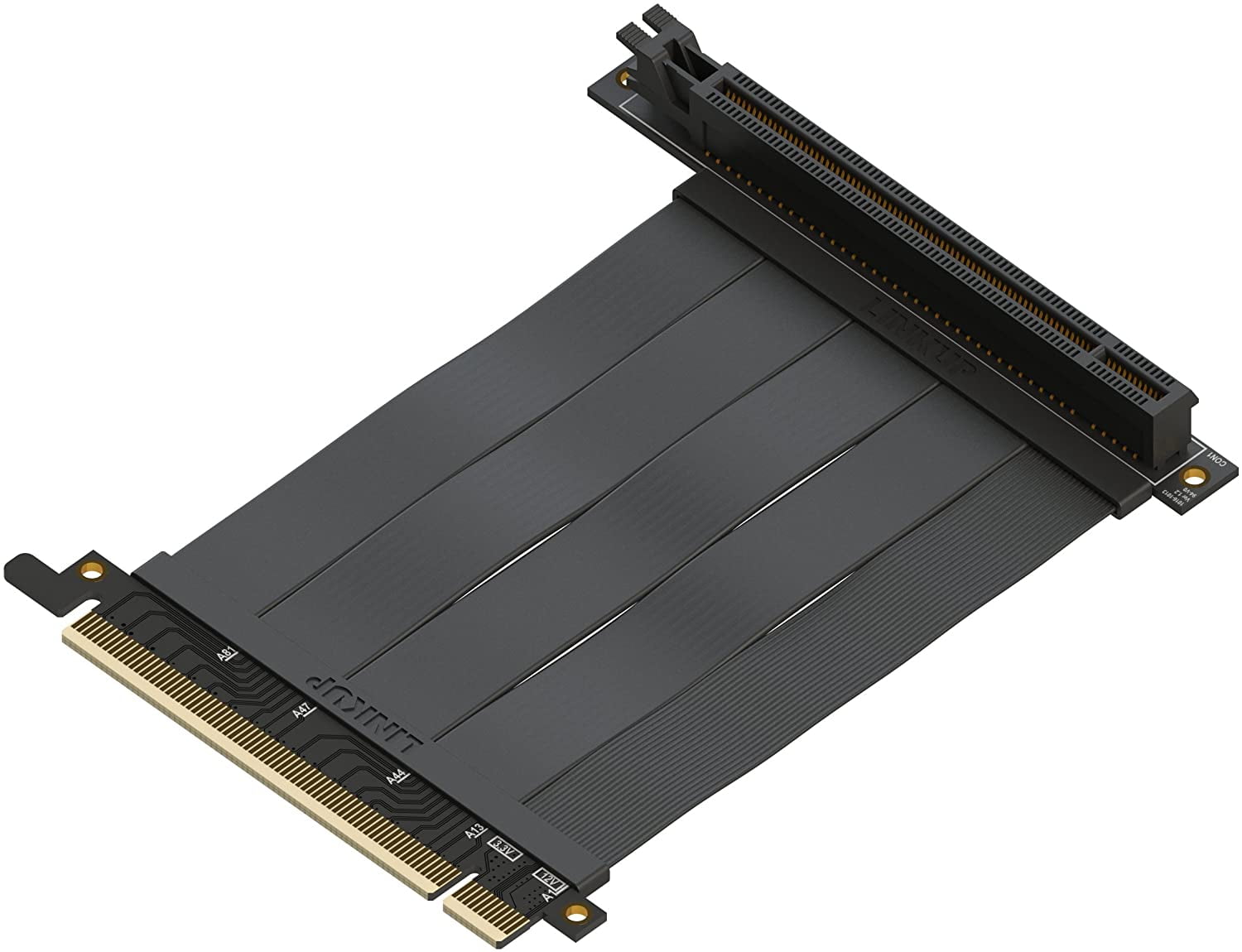 Linkup Pcie 3 0 16x Shielded Twin Axial Riser Cable Premium Pci