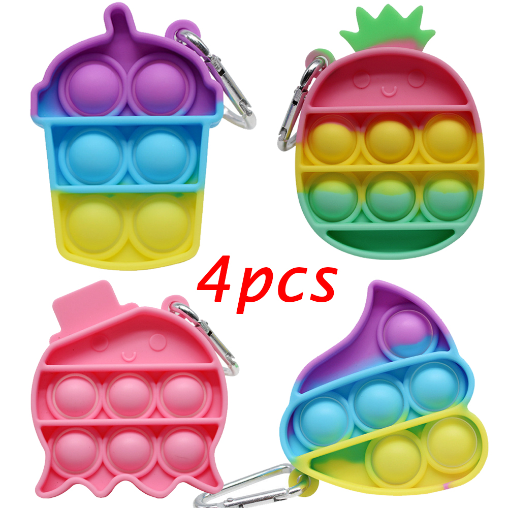 Fidget Toys Set, Fidget Fidget toy Pack Sensory Relieves Stress ,4Pcs ...