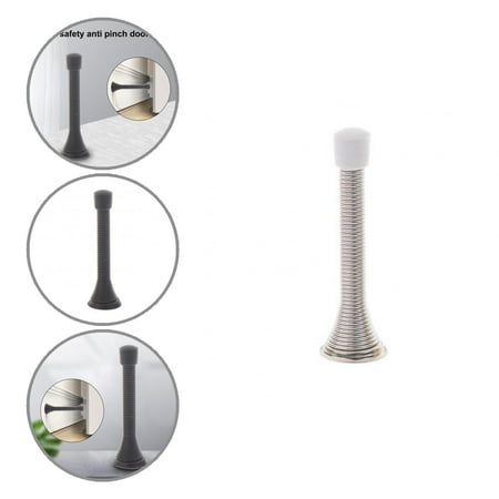Elastic Door Stoppers Compact Stainless Steel Anti-Impact Spring Door ...