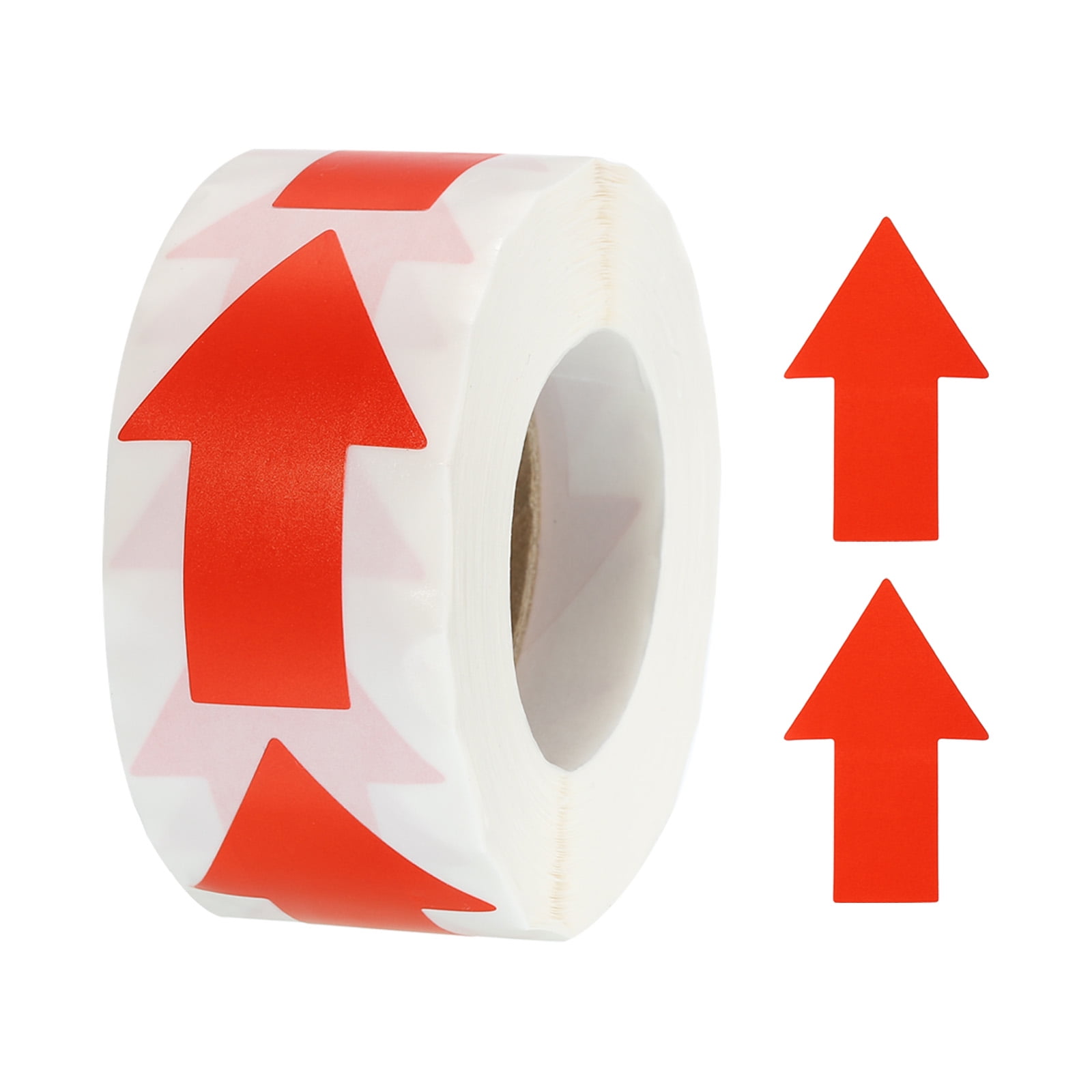 Flecha Pegatina Etiquetas 500 Cuenta/Rollo 1.3x2 Pulgadas Rojo Adhesivo ...
