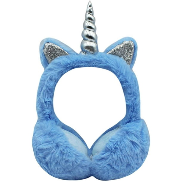 Earmuffs Girls Unicorn Plush Ear Covers Headwear Cute Cartoon Ear ...