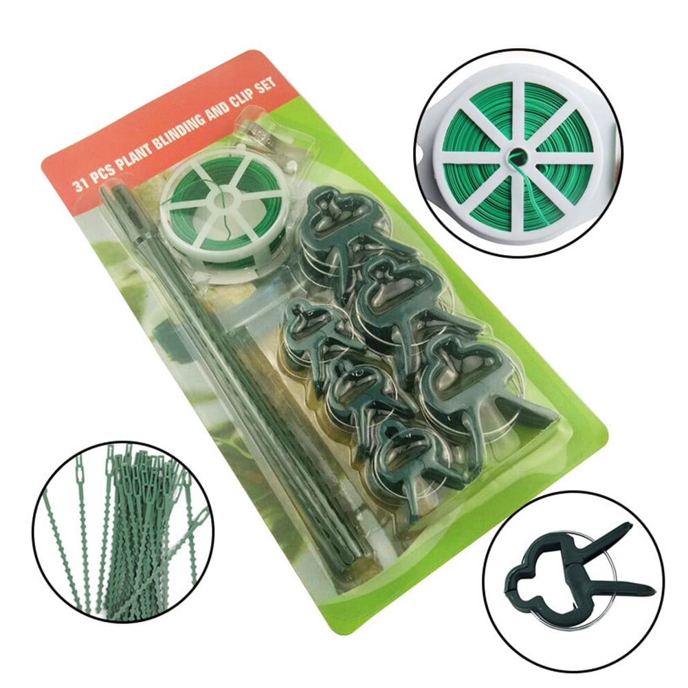AIHOME 31PCS Plant Clips Durable Reusable Garden Flower Vine Lever ...