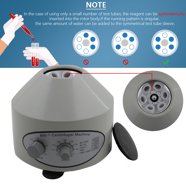 Yescom 800-1 Electric Centrifuge Machine Lab Laboratory Medical 4000RPM with 6x20ml Rotor Timer ...