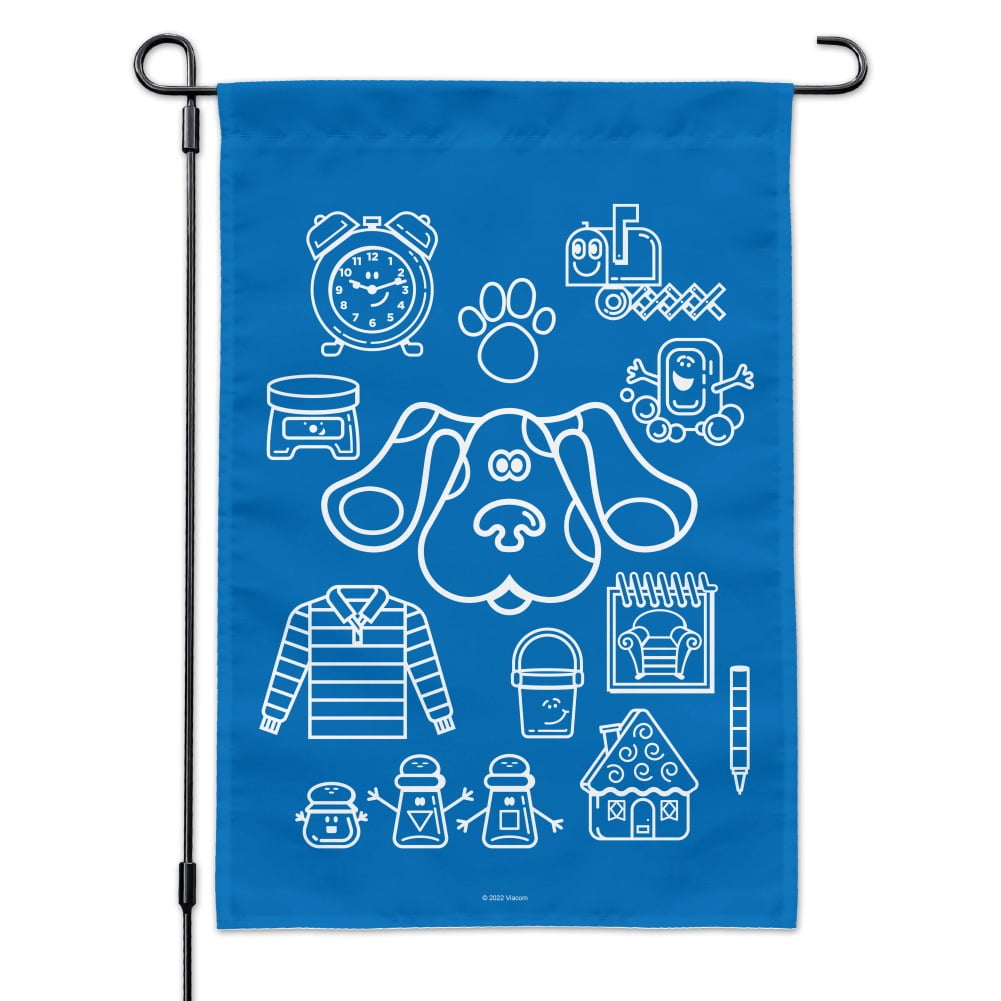 Blue's Clues Iconic Art Garden Yard Flag - Walmart.com