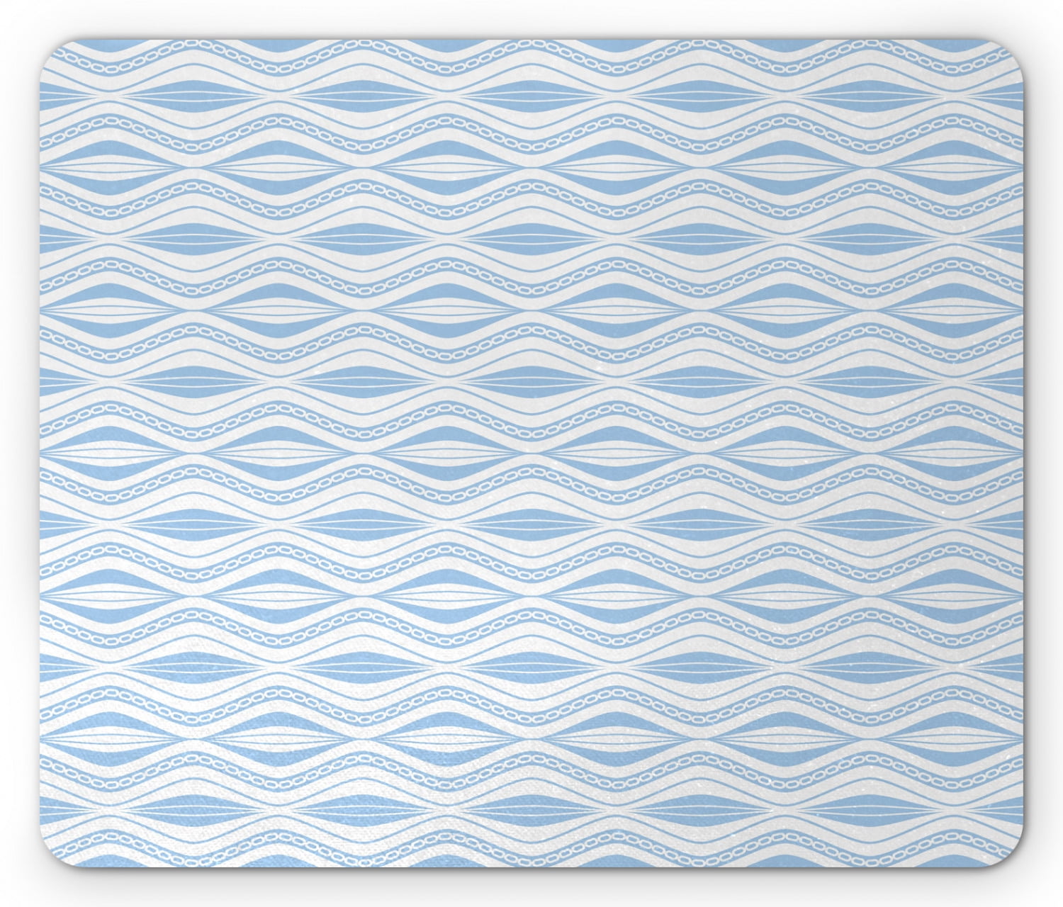 Abstract Mouse Pad, Monochrome Ocean Swirls Continuous Pattern of Soft ...
