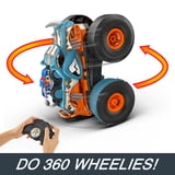 Hot Wheels Monster Trucks RC Rhinomite Transformer + 1:64 Toy Truck ...