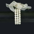 Ivory Pearl Corsage Wristlet Band - Wedding, Reception, Prom ...