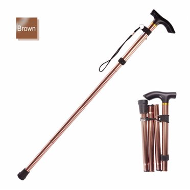 Bleiou Folding Cane Adjustable Walking Stick Lightweight Portable Hand ...