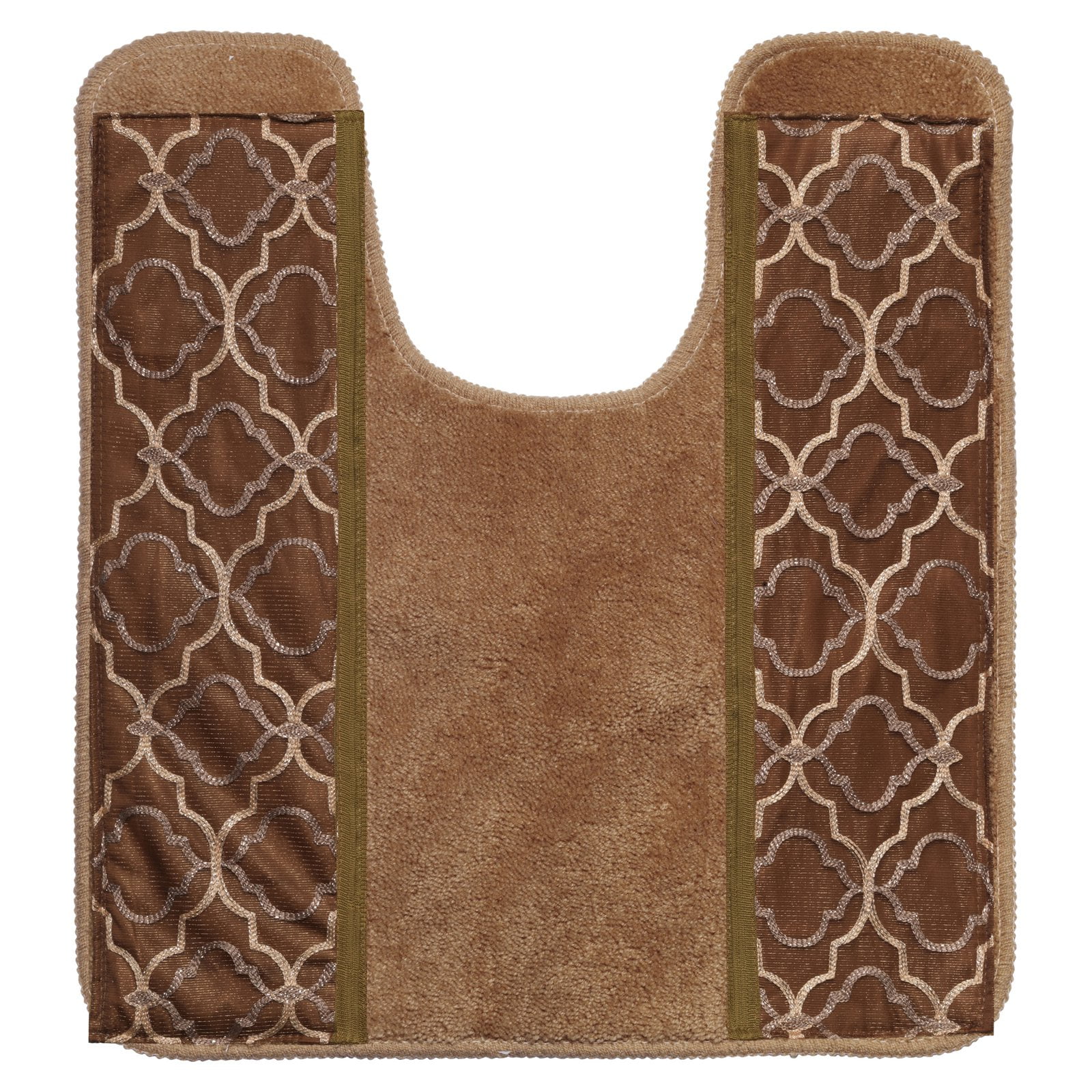 Sweet Home Collection Spindle Gold Contour Commode Rug - Walmart.com