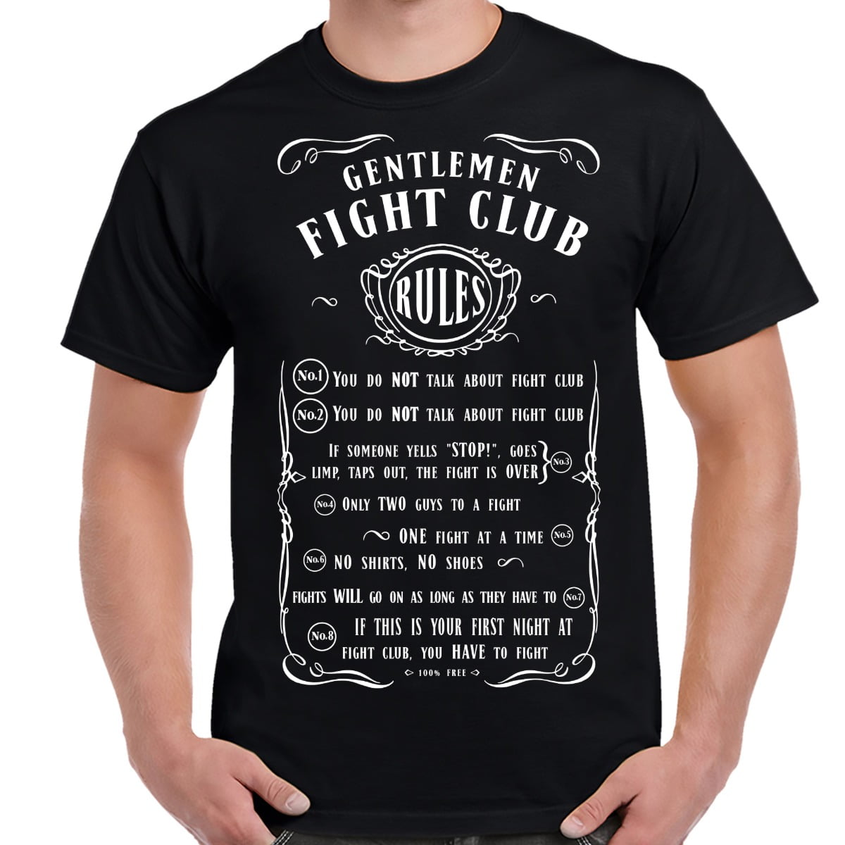Fight Club Rules T-Shirt-XXXXL - Walmart.com