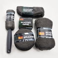 Microfiber Car Wash Cleaning Kit with Tire Brush, Waxing Cloths, Sponge ...