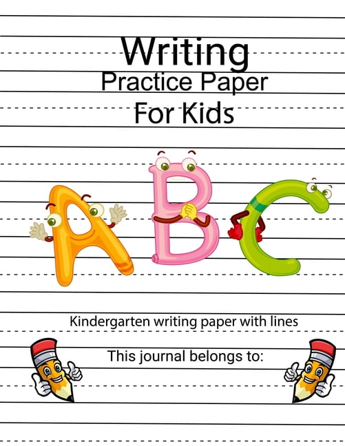 Handwriting Practice Paper : Wide ruled Handwriting Book For Kids.For ...