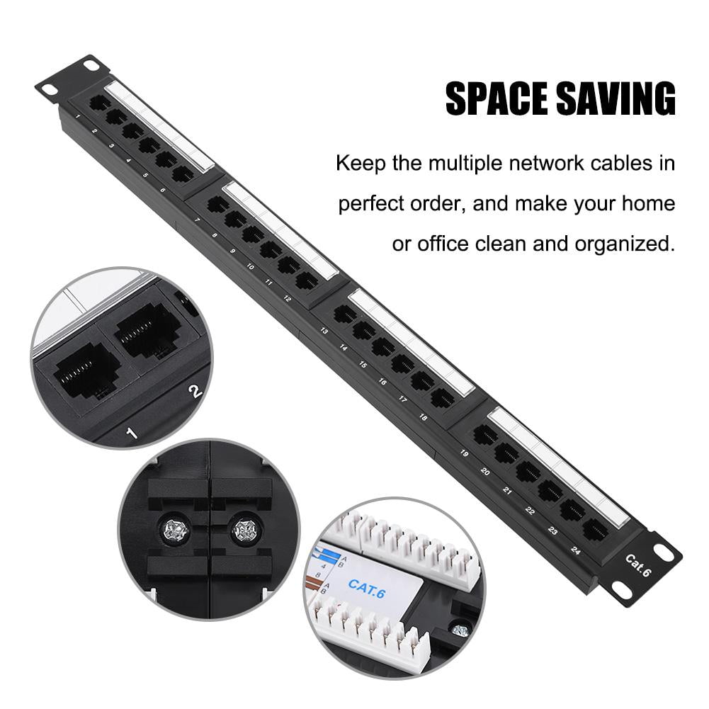 Ethernet Cables Zerone 19Inch 24 Port Mountable Data Patch Panel High ...