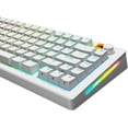 RREGER-Gaming - GPBT Backlit Keycaps (White) Translucent Shine Through ...