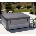 Lifesmart Palmetto NL 7 Person Square Hot Tub Spa w/72 Jets, Locking ...