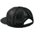Bassdash, Flat Brim Trucker Cap, Mesh Back, Adjustable Snapback Hat ...