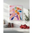 Affixzi Cocktail Toast Art Print, Colorful Summer Drinks Illustration ...