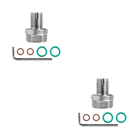 Decodeary Stainless Steel Oversize Piggybacks Oil Drain Plug - And Leak ...