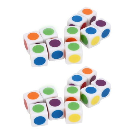 Teaching Color Dice, Role Playing Game Dice Safe Teaching 6 Sided Cubes ...