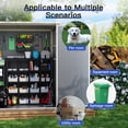 Sunmthink BIG YARD SAVER, 5.0' X 3.1' Resin Shed with Base, Lockable ...