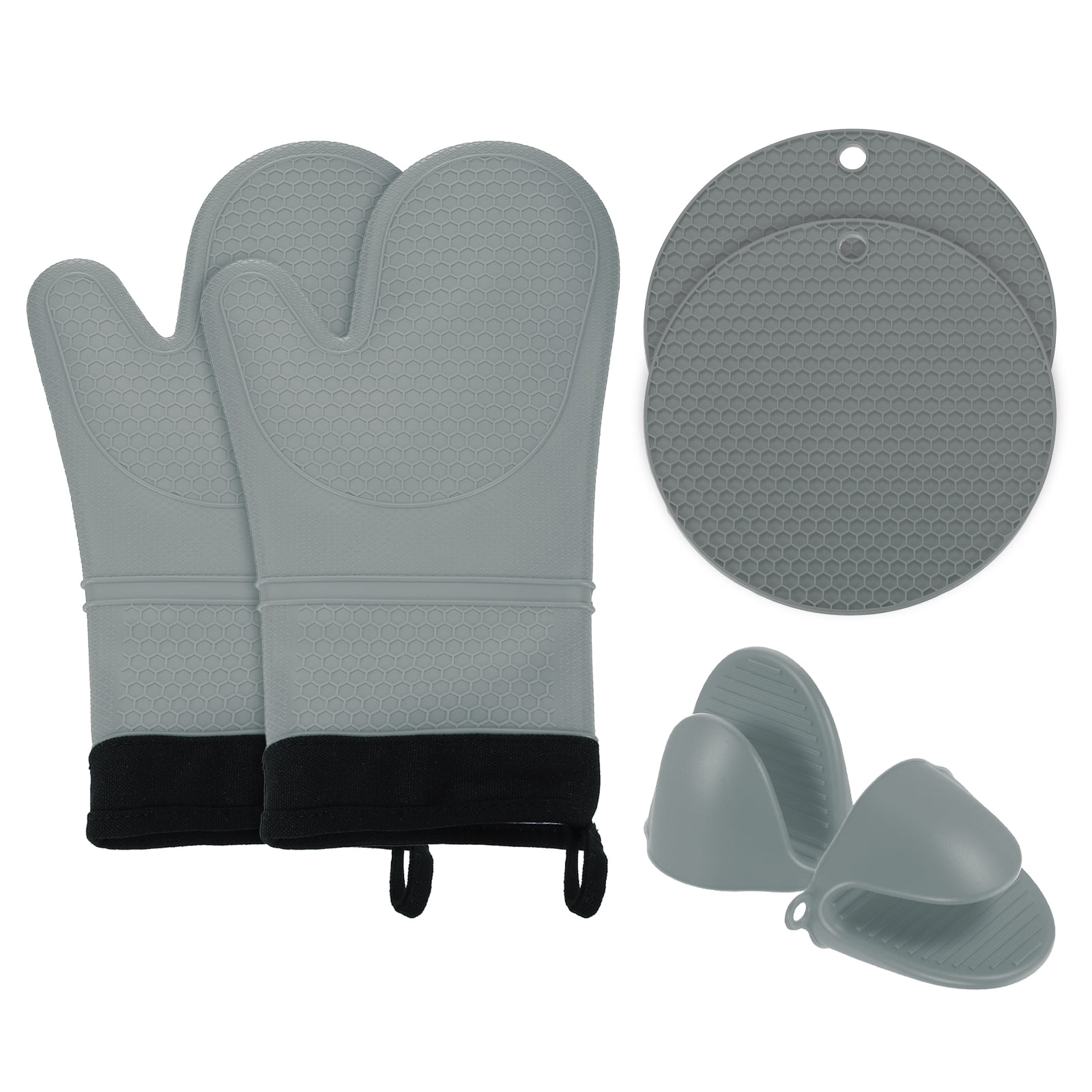 Click here for Uxcell 6 Pack Silicone Oven Mitts And Pot Holders... prices