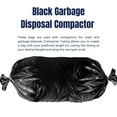 Plasticplace Black Compactor Bag Tubing, 63 Gallons, 29" x 269 Feet, 4 ...