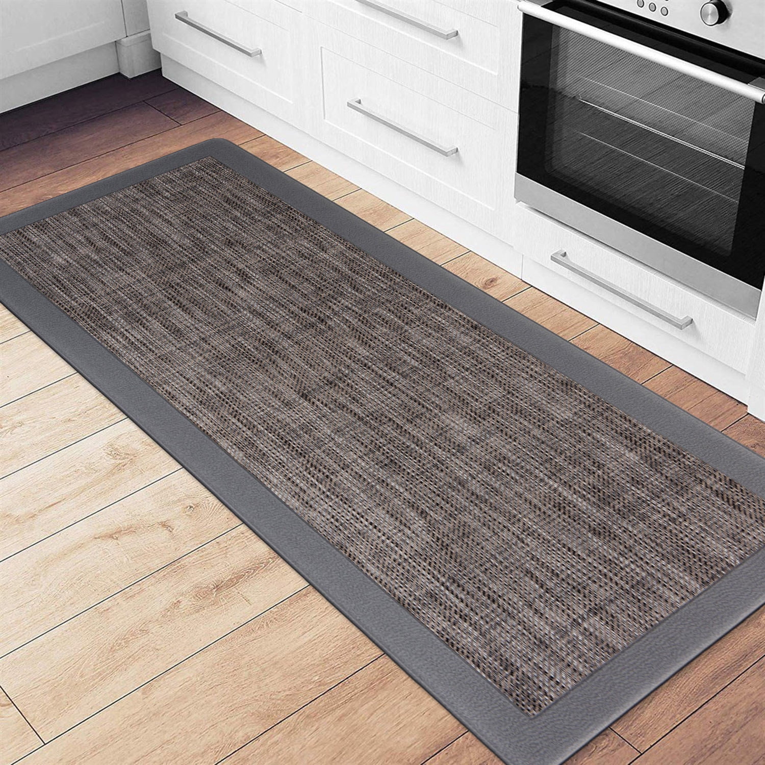 Border Textline 18"x47" Brown Anti-Fatigue Standing Mat - Walmart.com