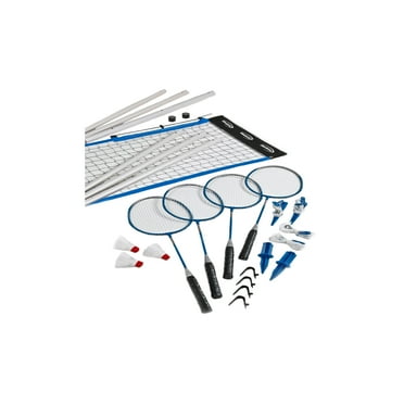 Franklin Sports Red, White and Blue 2 Player Badminton Racket Set ...
