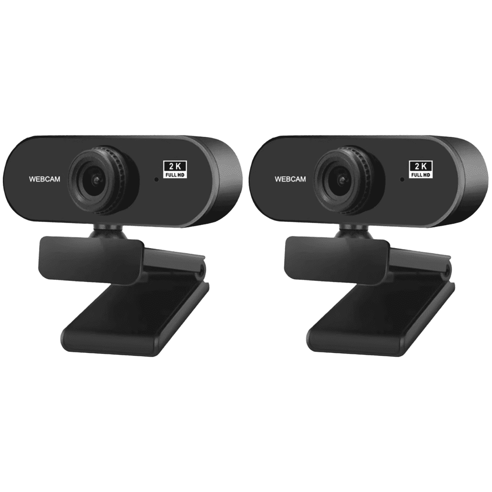 Cámara Web USB HD 2K Con Micrófono Ordenador Enfoque Automático para PC ...